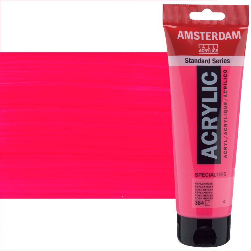 Amsterdam Standard Series Acrylic Paint - Reflex Rose, 250ml Tube ...