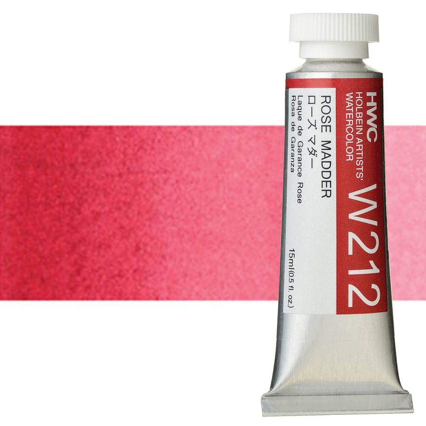 Holbein Artists' Watercolor - Rose Madder, 15ml | Jerry's Artarama