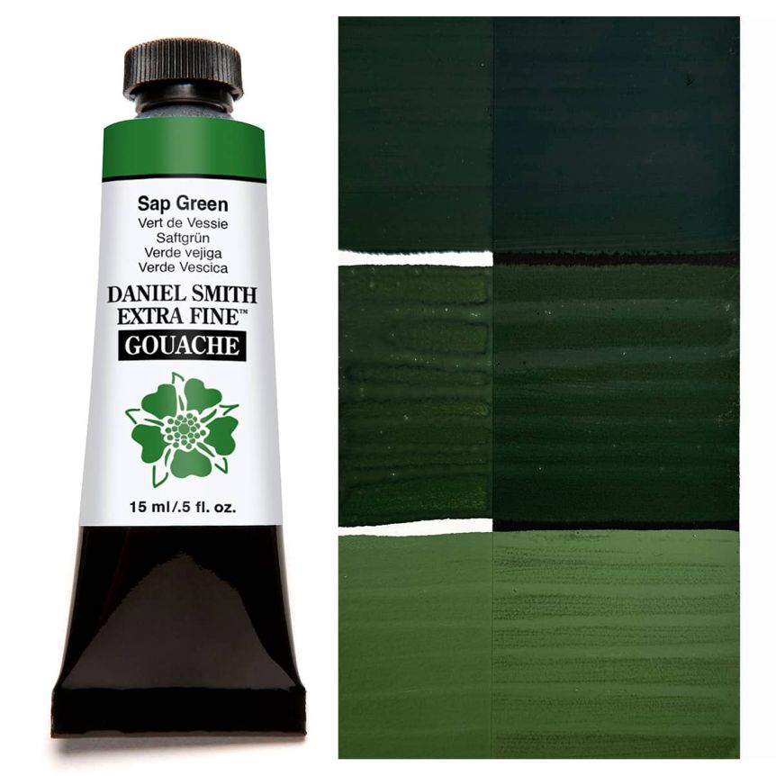 DANIEL SMITH Extra Fine GOUACHE Sap Green, 15ml Tube | Jerry's Artarama