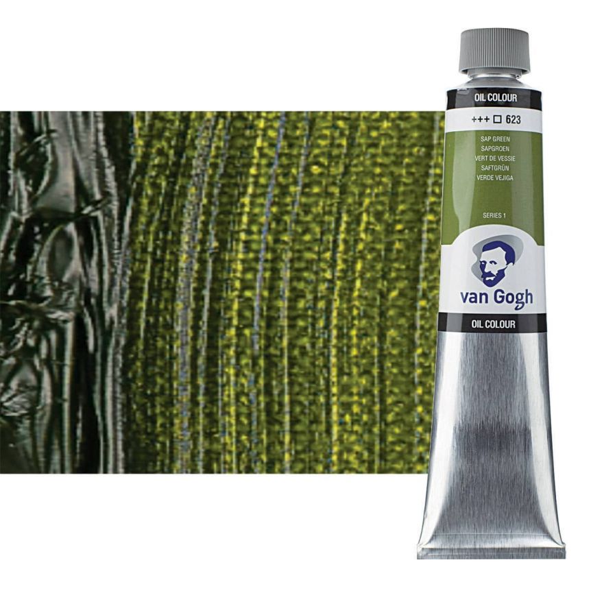 Van Gogh Oil Color, 200ml Sap Green Tube | Jerry's Artarama