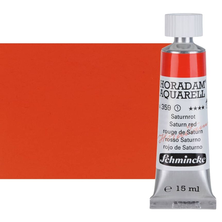 Schmincke Horadam Watercolor Saturn Red, 15ml | Jerry's Artarama