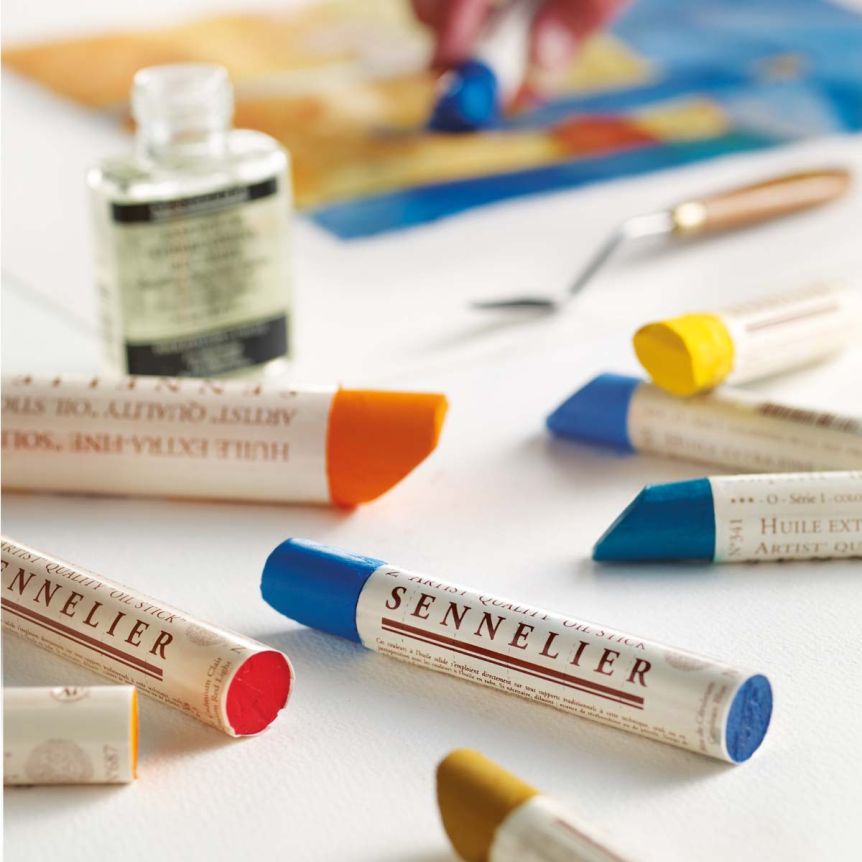 Sennelier Extra Fine Solid Oil Stick - Chinese Orange, 38ml | Jerry's ...