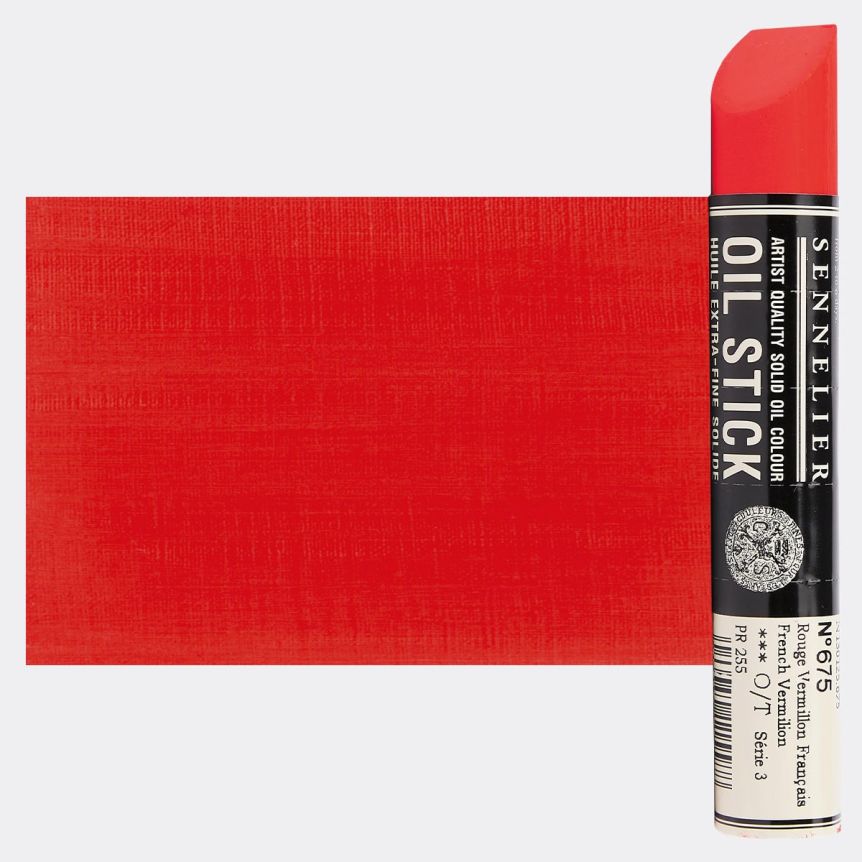 Sennelier Oil Painting Stick - French Vermilion | Jerry's Artarama
