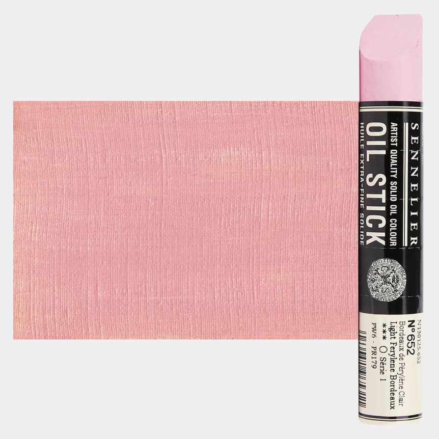 Sennelier Extra Fine Solid Oil Stick - Light Perylene Bordeaux, 38ml ...