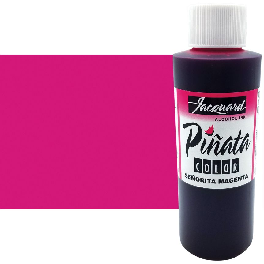 Jacquard Pinata Alcohol Ink - Senorita Magenta, 4oz | Jerry's Artarama