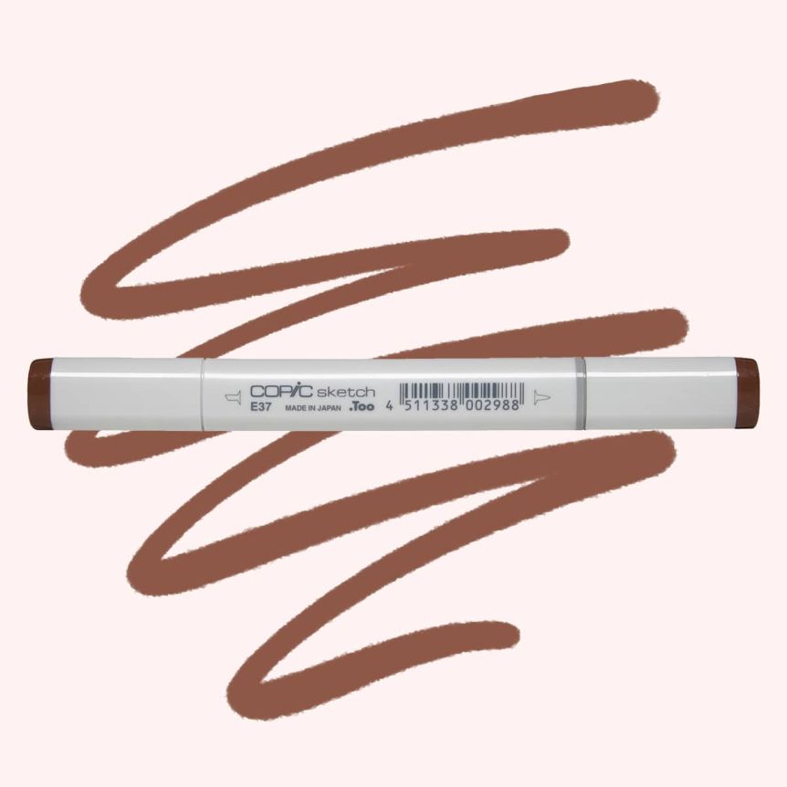 Copic Sketch Marker E37 Sepia | Jerry's Artarama