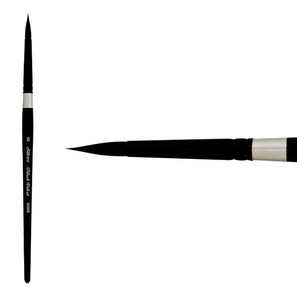 Silver Black Velvet® Watercolor Brush Series 3000S Round #8 | Jerry's ...
