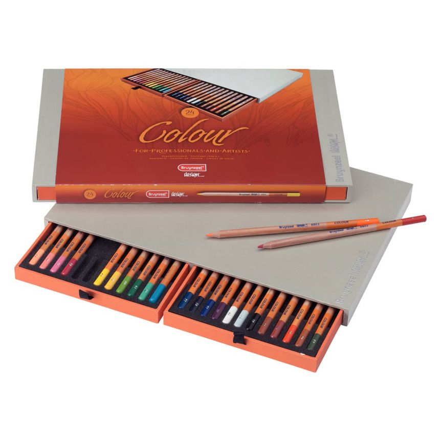 Bruynzeel Design Colored Pencils Box Set of 24 | Jerry's Artarama