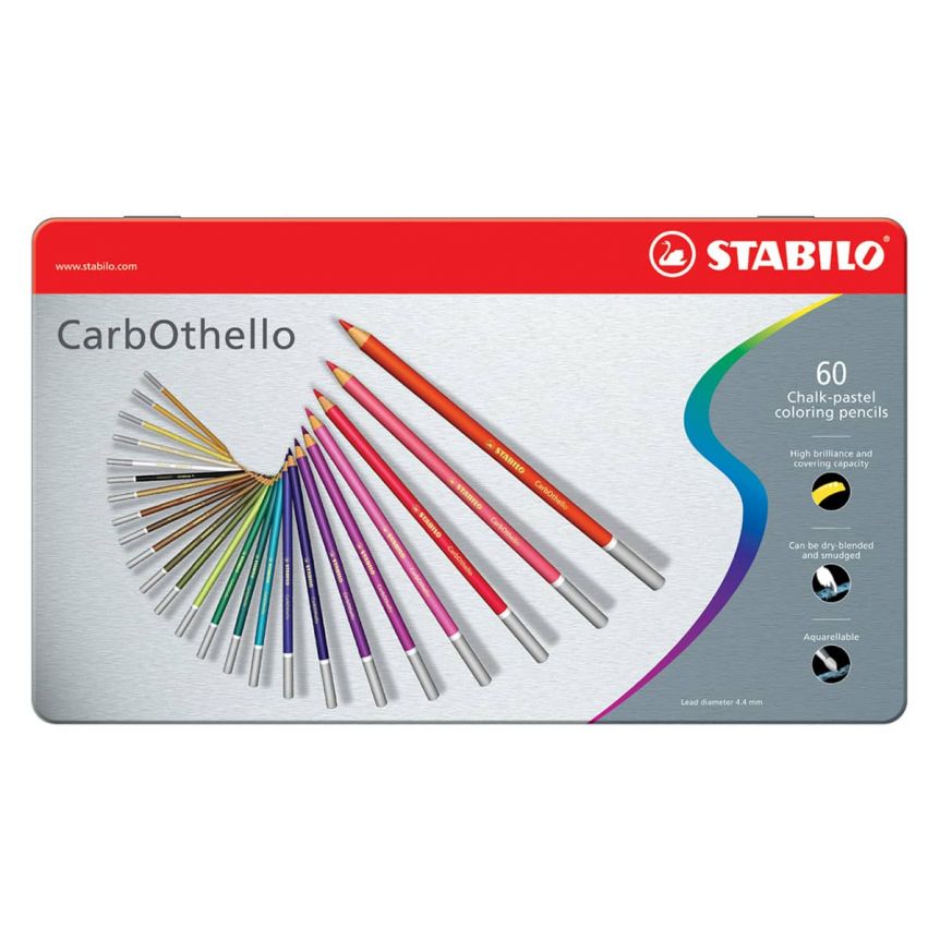 Stabilo CarbOthello Pastel Pencils (Set of 60) | Jerry's Artarama