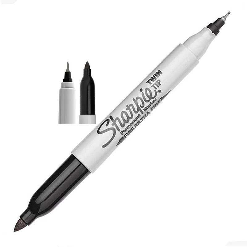Sharpie Marker Twin Tip Black | Jerry's Artarama