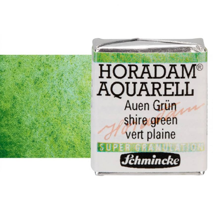 Schmincke Horadam Watercolor Shire Green Half-Pan | Jerry's Artarama