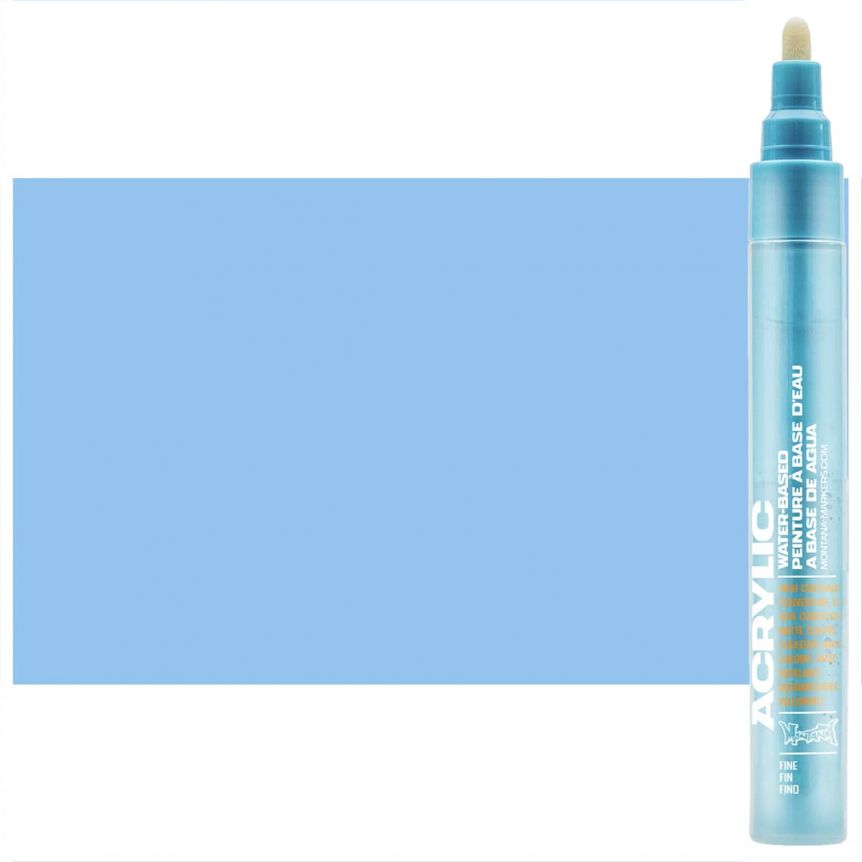 Montana Acrylic Paint Marker 2mm (Fine) - Shock Blue Light | Jerry's ...