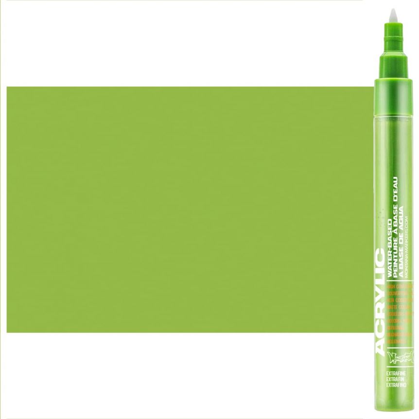 Montana Acrylic Paint Marker 0.7mm (Extra Fine) - Shock Green Light ...