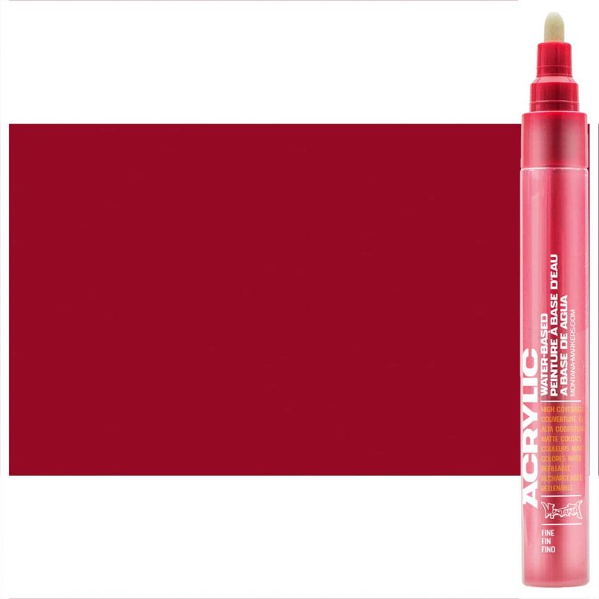 Montana Acrylic Paint Marker 2mm (Fine) - Shock KENT Blood Red | Jerry ...
