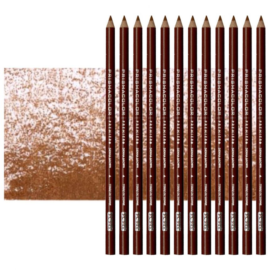 Prismacolor Premier Colored Pencil PC945 Sienna Brown (Set of 12 ...