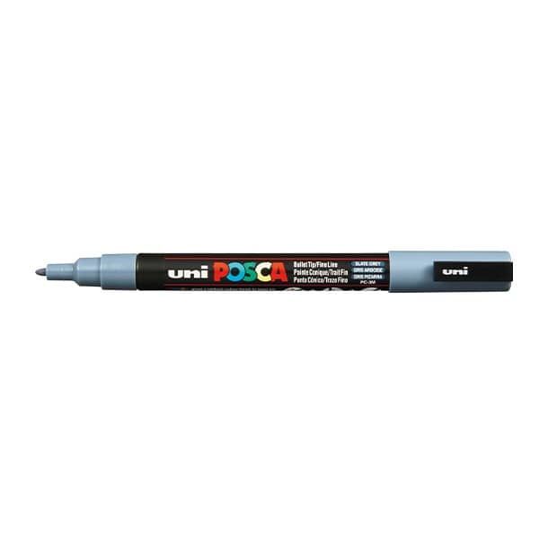 Posca Paint Marker, Slate Grey, Fine Tip Marker | Jerry's Artarama