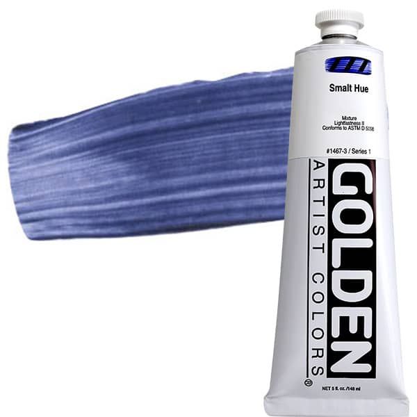 GOLDEN Heavy Body Acrylics - Smalt Hue, 5oz Tube | Jerry's Artarama
