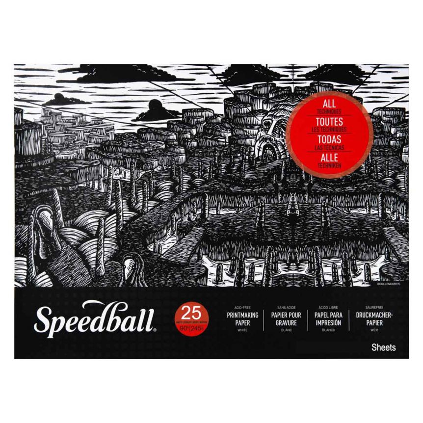 Speedball Printmaking Paper 22" x 30" Sheet (25-Pack) | Jerry's Artarama
