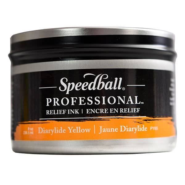 Speedball® Professional Relief Ink Diarylide Yellow 8 oz | Jerry's Artarama