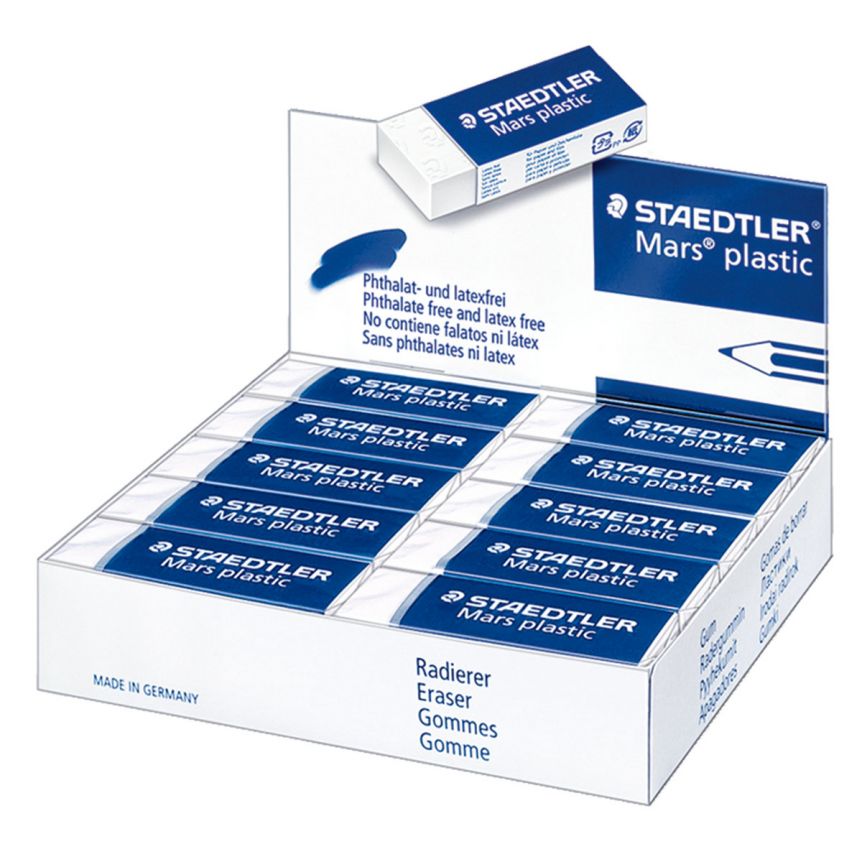 Staedtler Plastic Eraser Box of 20 | Jerry's Artarama