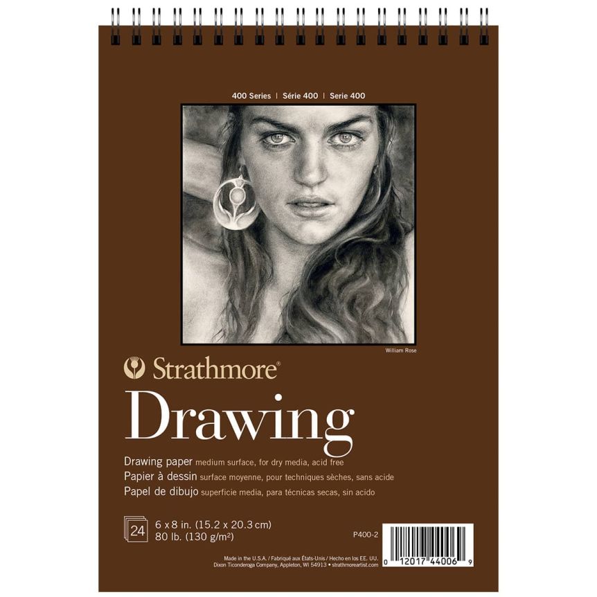 Strathmore 400 Series Drawing Pad, Medium 6" x 8" (24 Sheets) | Jerry's ...