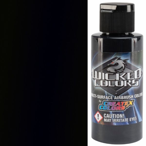 Wicked Air Airbrush Colors Pearlized Black 2oz | Jerry's Artarama