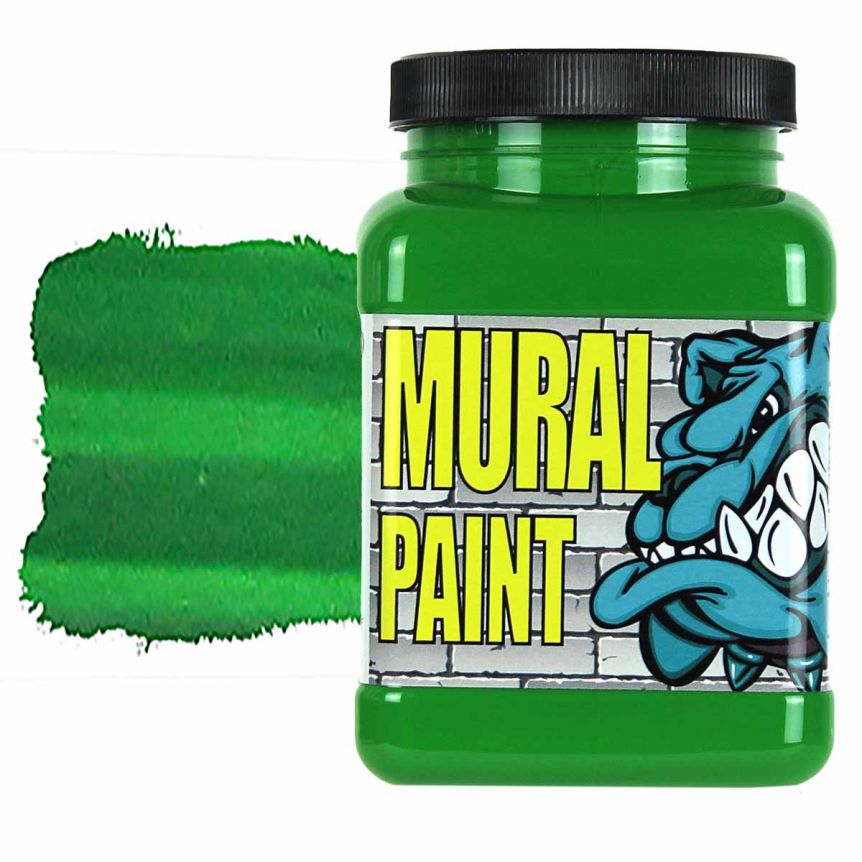 Chroma Acrylic Mural Paint - T-Rex (Brilliant Green), 16oz | Jerry's ...