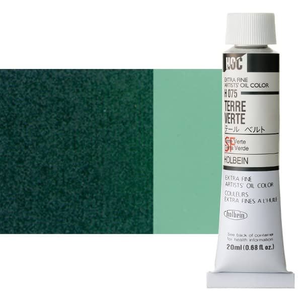 Holbein Extra-Fine Artists' Oil Color 20 ml Tube - Terre Verte | Jerry ...