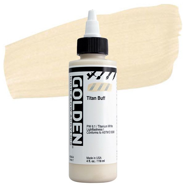 Titan Buff, 4oz, GOLDEN High Flow Acrylic | Jerry's Artarama