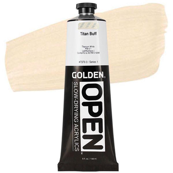 GOLDEN Open Acrylic Paints Titan Buff 5 oz | Jerry's Artarama