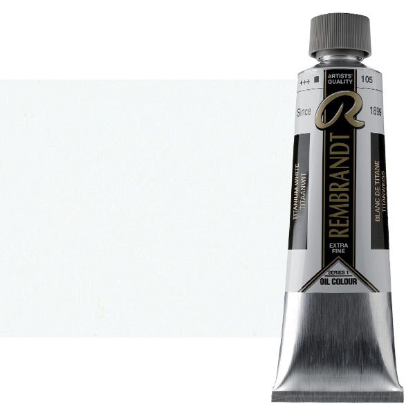Rembrandt Extra-Fine Artists' Oil - Titanium White, 150ml Tube | Jerry ...