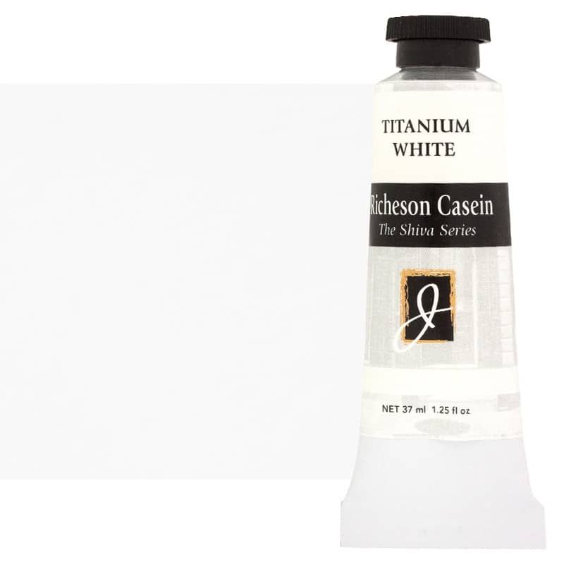Richeson Casein Artist Colors Titanium White 37 ml | Jerry's Artarama