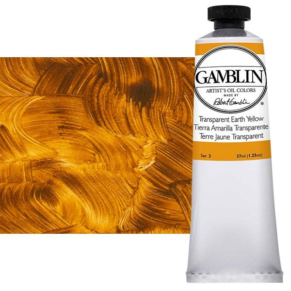Gamblin Artists Oil - Transparent Earth Yellow, 37ml Tube | Jerry's ...