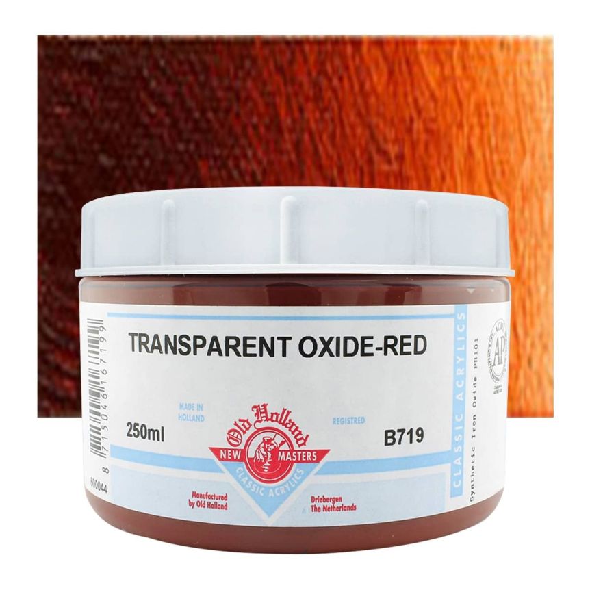 Old Holland New Masters Classic Acrylic Colors Transparent Oxide Red 250 ml | Jerry's Artarama