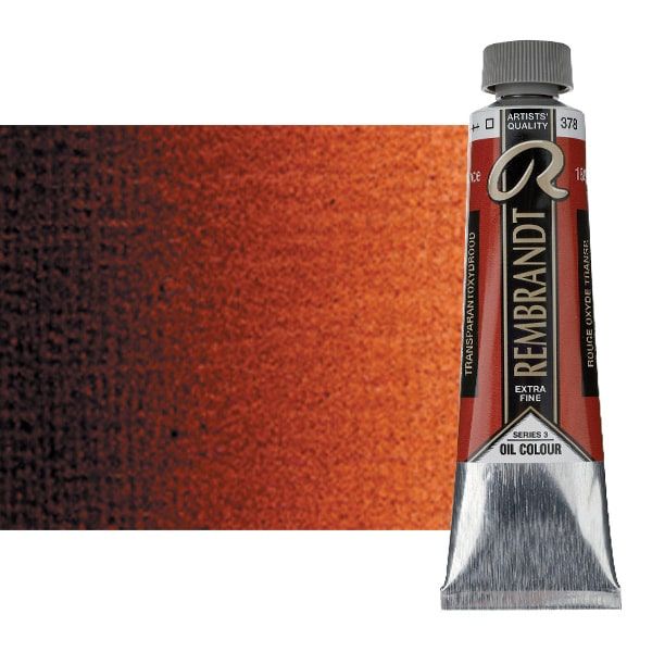Rembrandt Extra-Fine Artists' Oil Paint - Transparent Oxide Red, 40ml ...