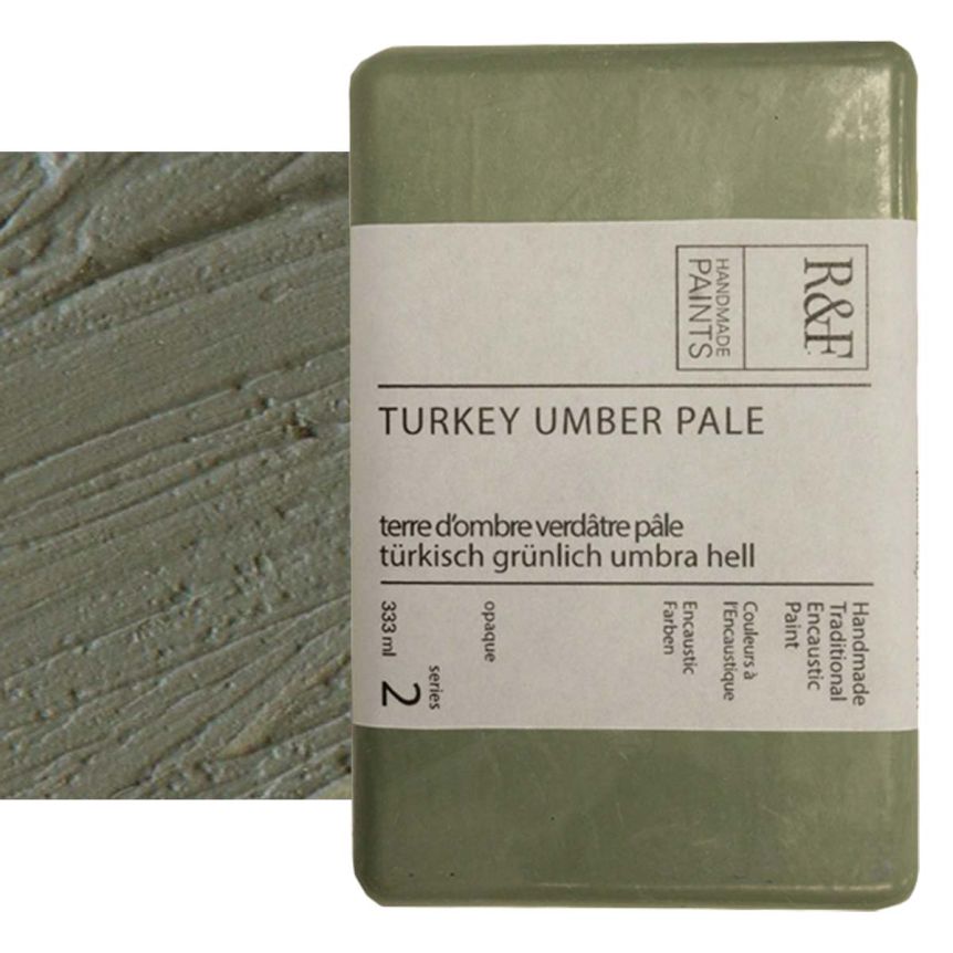R&F Encaustic Handmade Paint 333 ml Block - Turkey Umber Pale | Jerry's ...