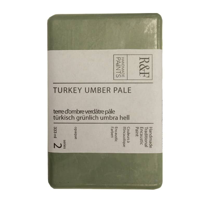 R&F Encaustic Paint 333 ml Turkey Umber Pale | Jerry's Artarama