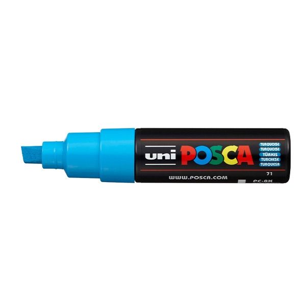 POSCA Acrylic Paint Marker - Turquoise, Broad Tip (0.8 mm) | Jerry's ...