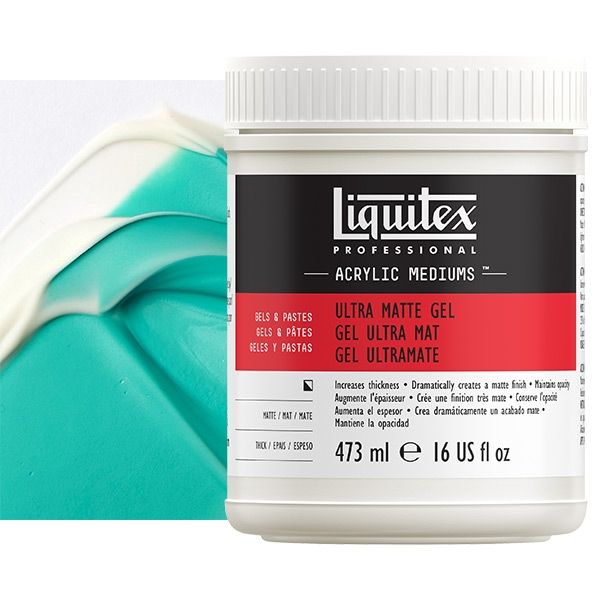 Liquitex Acrylic Gel Mediums Ultra Matte 16 oz | Jerry's Artarama