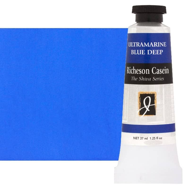 Richeson Casein Artist Colors Ultramarine Blue 37 ml | Jerry's Artarama