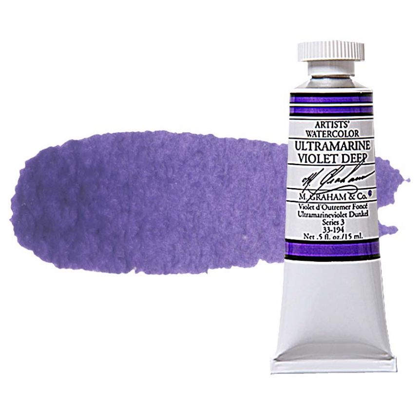 M. Graham Artists' Watercolor 15ml - Ultramarine Violet Deep | Jerry's ...