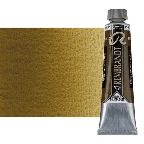 Rembrandt Extra-Fine Artists' Oil Paint - Umber Greenish, 150ml Tube ...