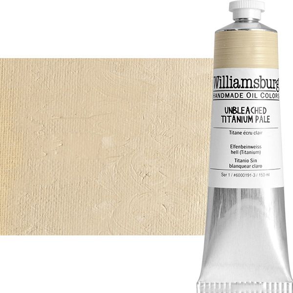 Williamsburg Oil Color, Unbleached Titanium Pale, 150ml Tube | Jerry's ...