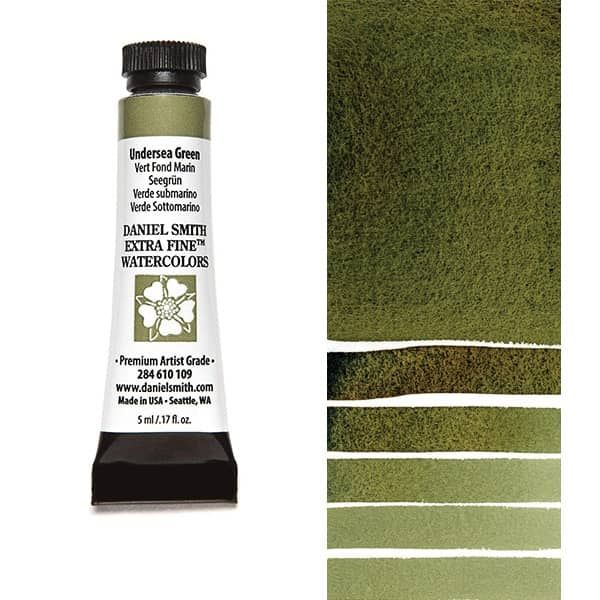 Daniel Smith Extra Fine Watercolor - Undersea Green, 5 ml Tube | Jerry ...