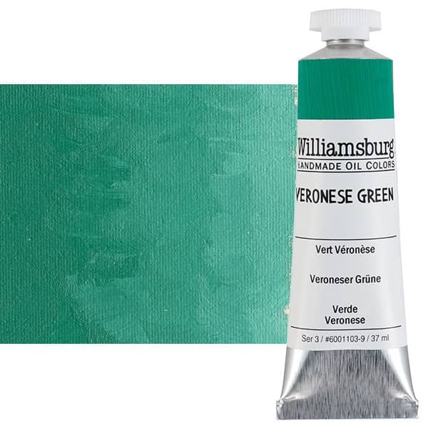 Williamsburg Oil Color, Veronese Green, 37ml Tube | Jerry's Artarama