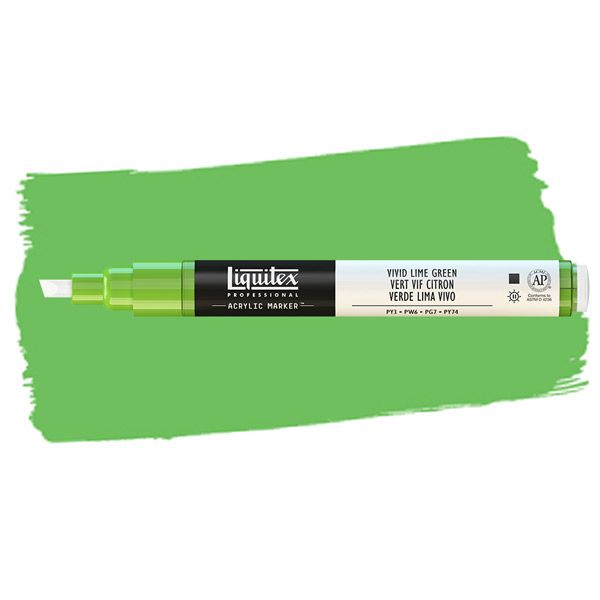 Liquitex Professional Paint Marker Fine (2mm) - Vivid Lime Green ...