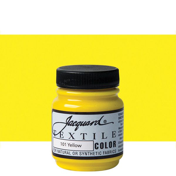 Jacquard Permanent Textile Color 2.25 oz. Jar - Yellow | Jerry's Artarama