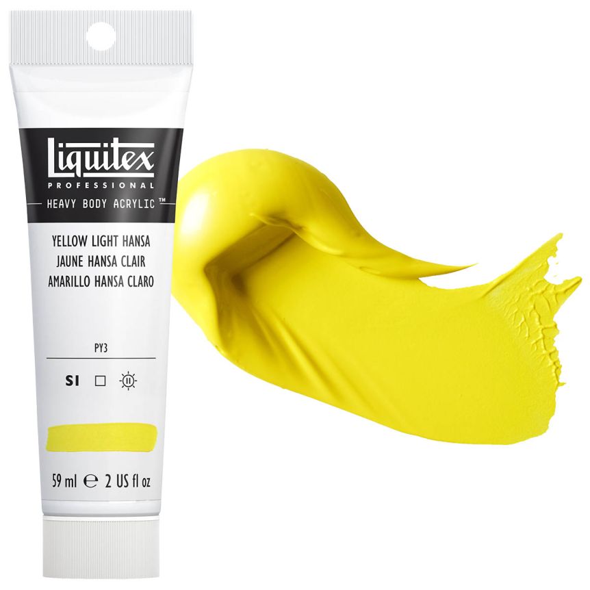 Liquitex Heavy Body Acrylic - Yellow Light Hansa, 2oz Tube | Jerry's ...