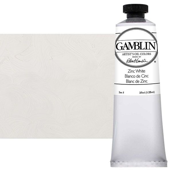 Gamblin Artists Oil - Zinc White, 37ml Tube | Jerry's Artarama