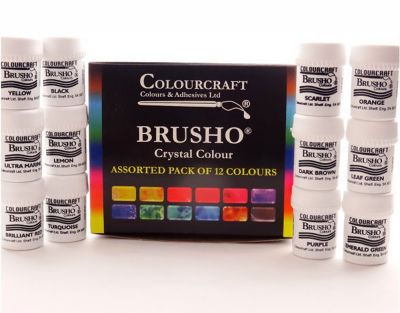 Brusho Crystal Colours & Sets by Colourcraft | Jerry's Artarama